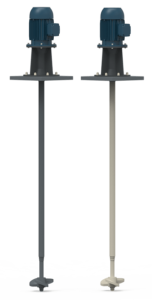 Corrosion resistant heavy-duty industrial mixers