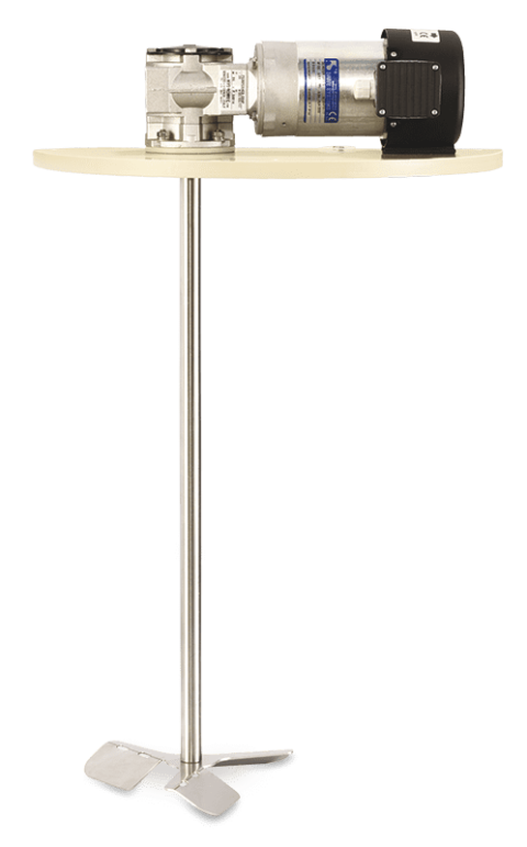 Fast speed top-entry industrial mixers